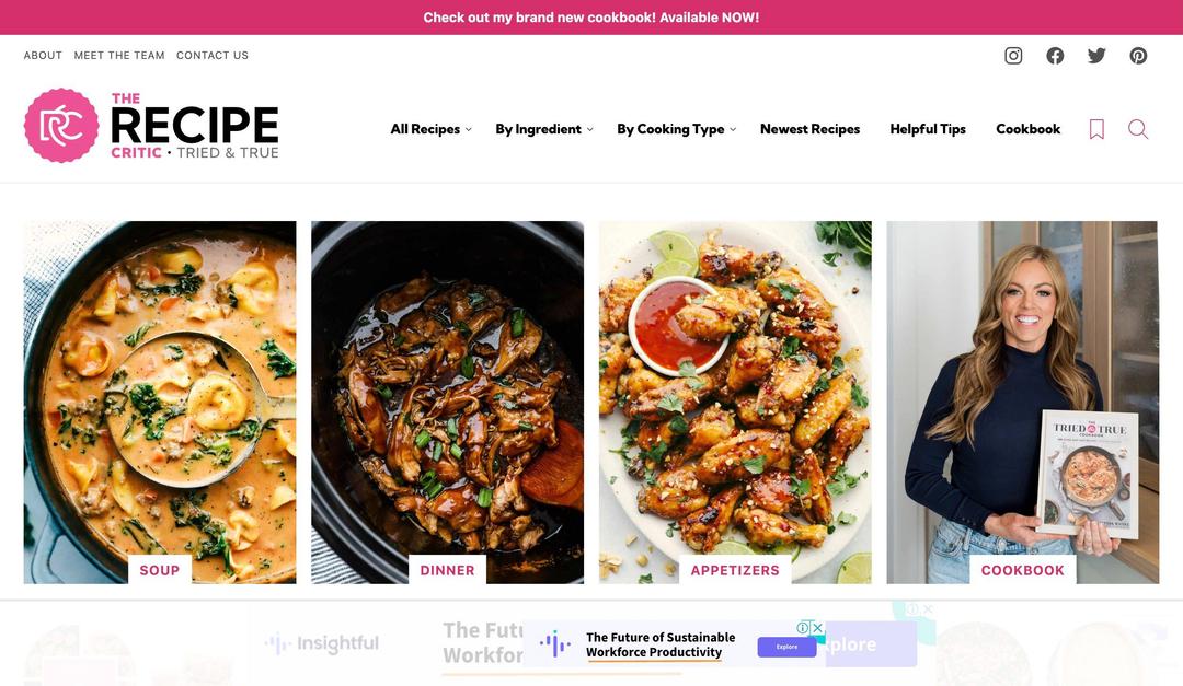 26 Stunning Recipe Website Design Examples (2025)