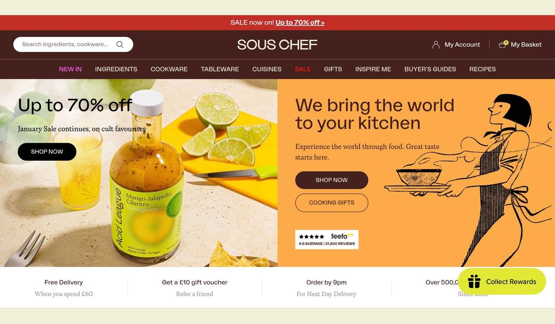 35 Inspiring Food Website Examples in 2025