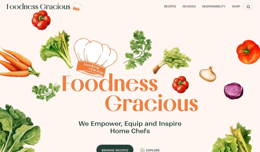 26 Stunning Recipe Website Design Examples (2025)
